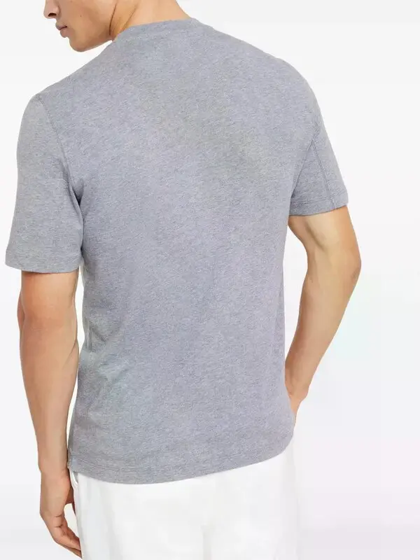 Brunello Cucinelli Mélange-effect Cotton-blend T-shirt