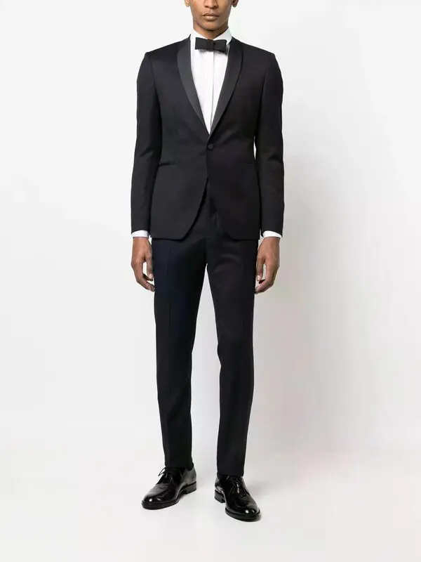 Tagliatore Tailored Single-breasted Dinner Suit - Blue