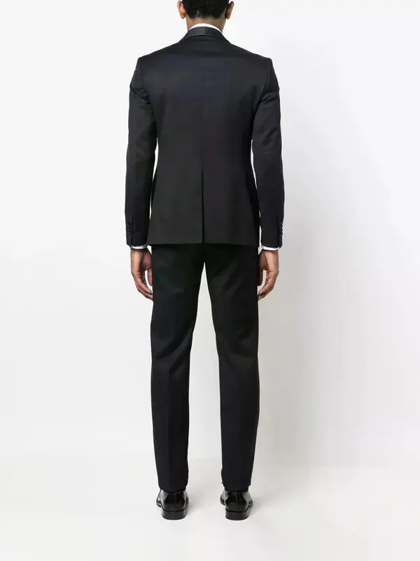 Tagliatore Tailored Single-breasted Dinner Suit - Blue