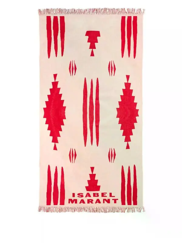 Isabel Marant Maratea Beach Towel - Red