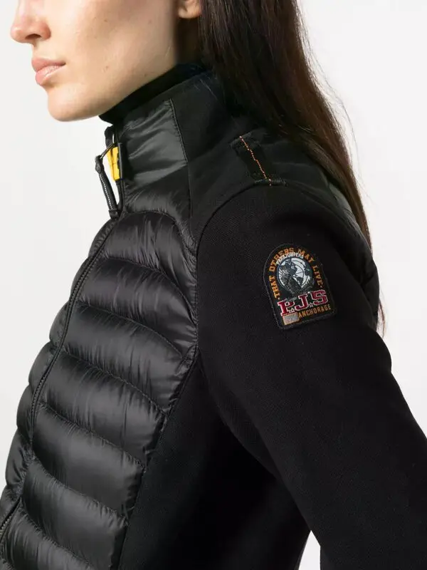 PARAJUMPERS Logo-patch Zip-up Padded Jacket