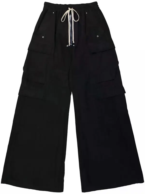 Rick Owens Drawstring Wide-leg Trousers - Black