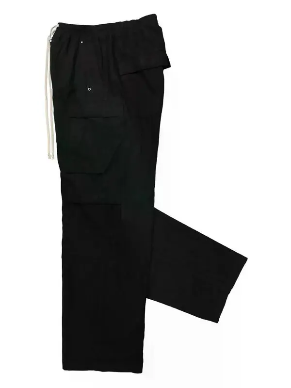 Rick Owens Drawstring Wide-leg Trousers - Black
