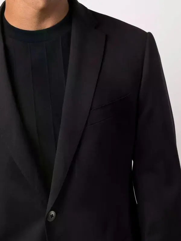 Emporio Armani Fitted Single-breasted Blazer
