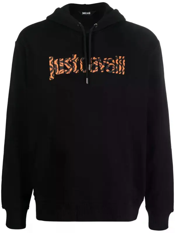 Just Cavalli Logo-print Cotton Hoodie
