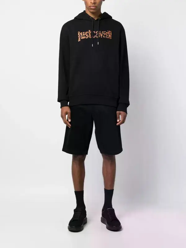 Just Cavalli Logo-print Cotton Hoodie