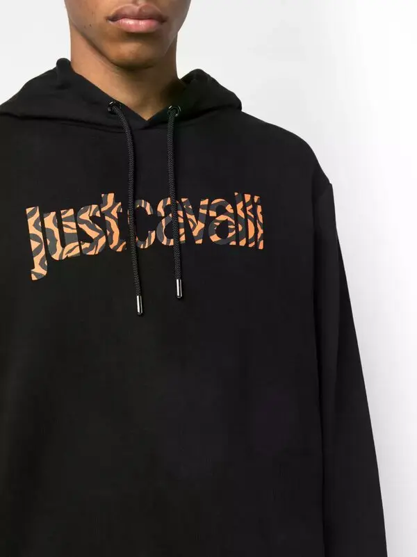 Just Cavalli Logo-print Cotton Hoodie