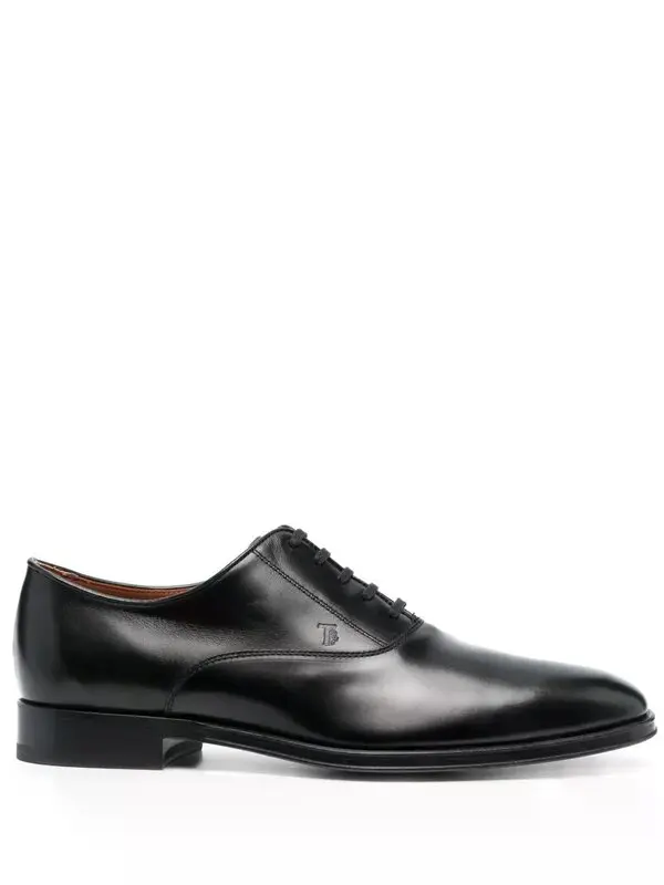 TOD'S Lace Up Almond Toe Oxford Shoes