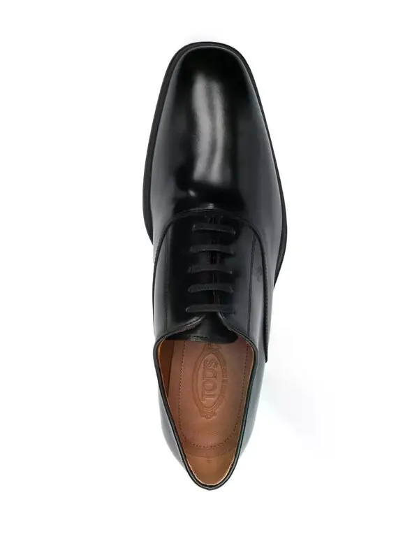 TOD'S Lace Up Almond Toe Oxford Shoes