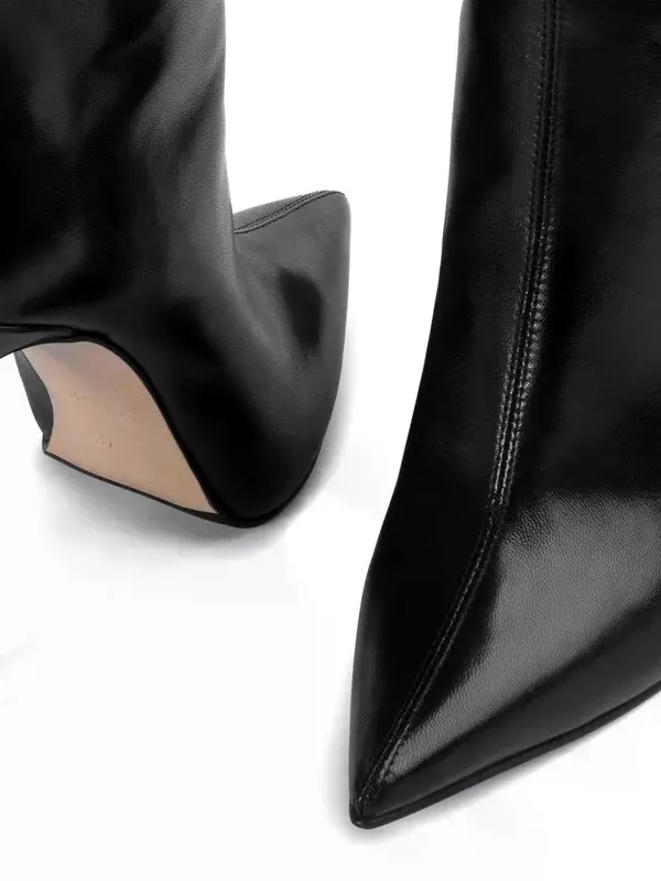LE SILLA Eva 120mm Thigh-high Leather Boots - Black