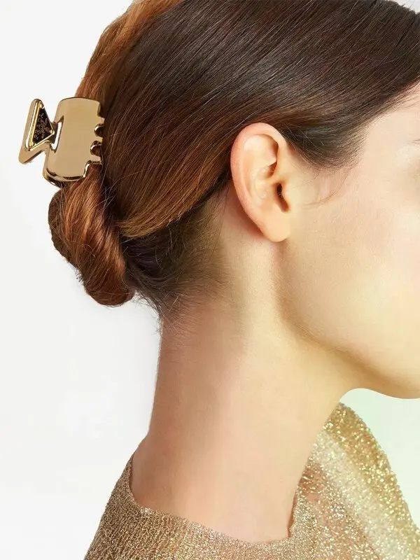 Prada Triangle-logo Claw Clip