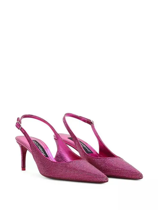 Dolce & Gabbana 60mm Rhinestone-embellished Slingback Pumps