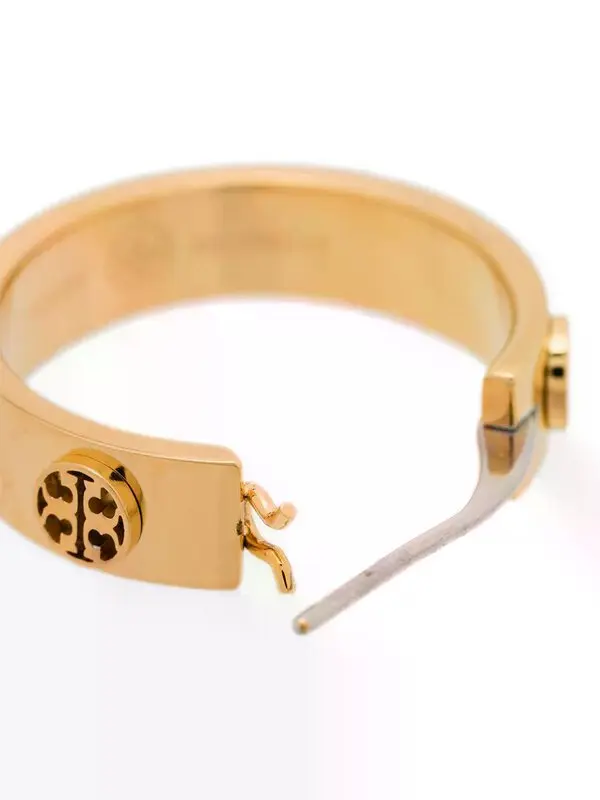 Tory Burch Miller Stud Hoop Earrings - Gold