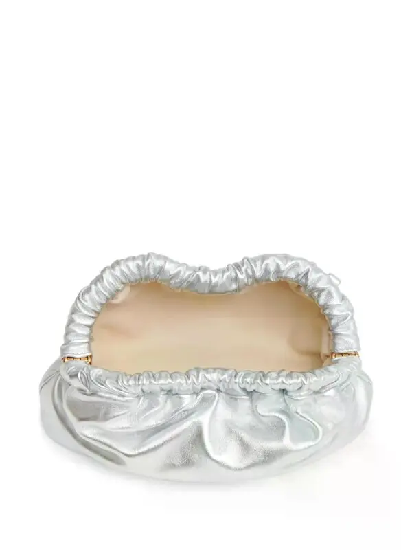 MANSUR GAVRIEL Mini Cloud Clutch Bag - Silver