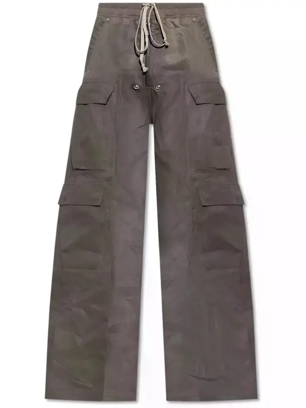 Rick Owens Cotton Cargo Trousers