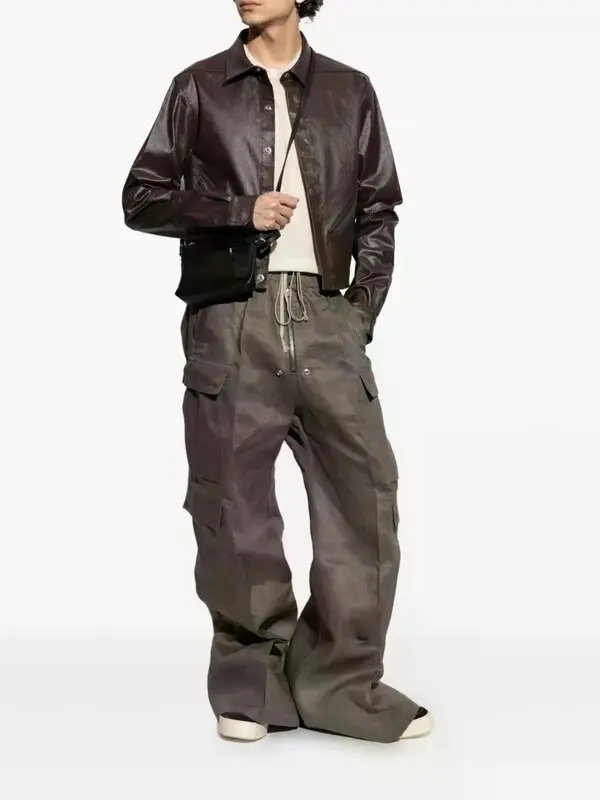 Rick Owens Cotton Cargo Trousers