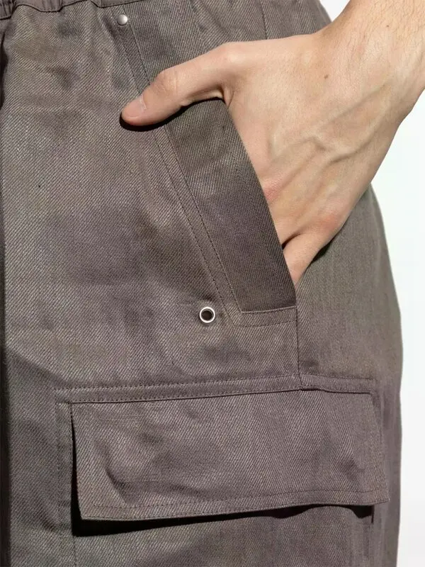 Rick Owens Cotton Cargo Trousers