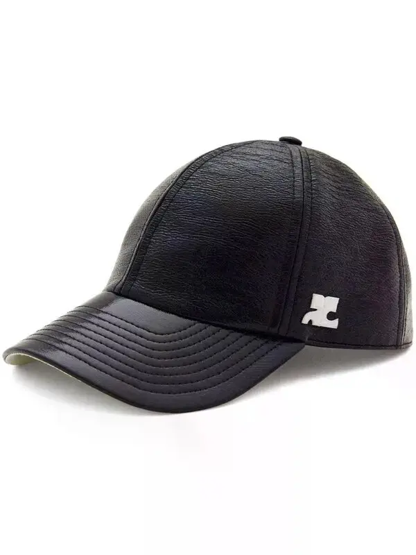 COURREGES Logo-patch Baseball Cap - Blue