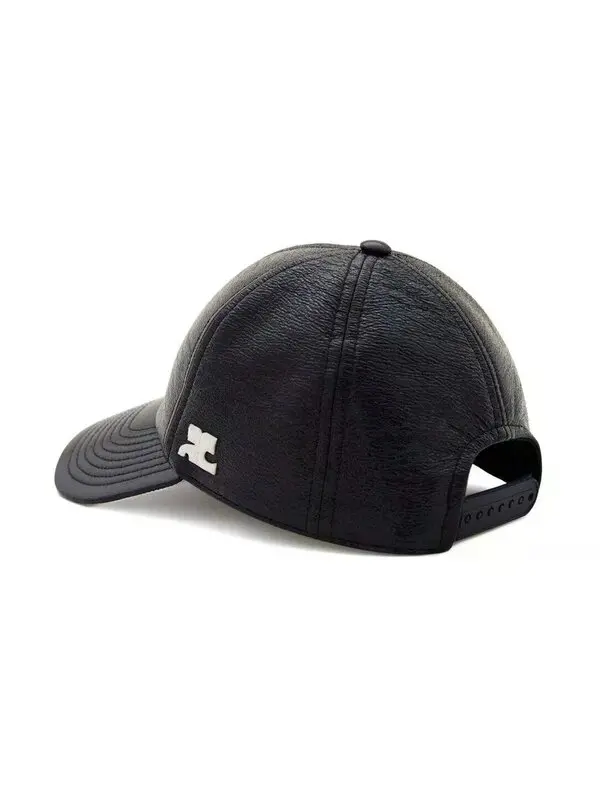 COURREGES Logo-patch Baseball Cap - Blue