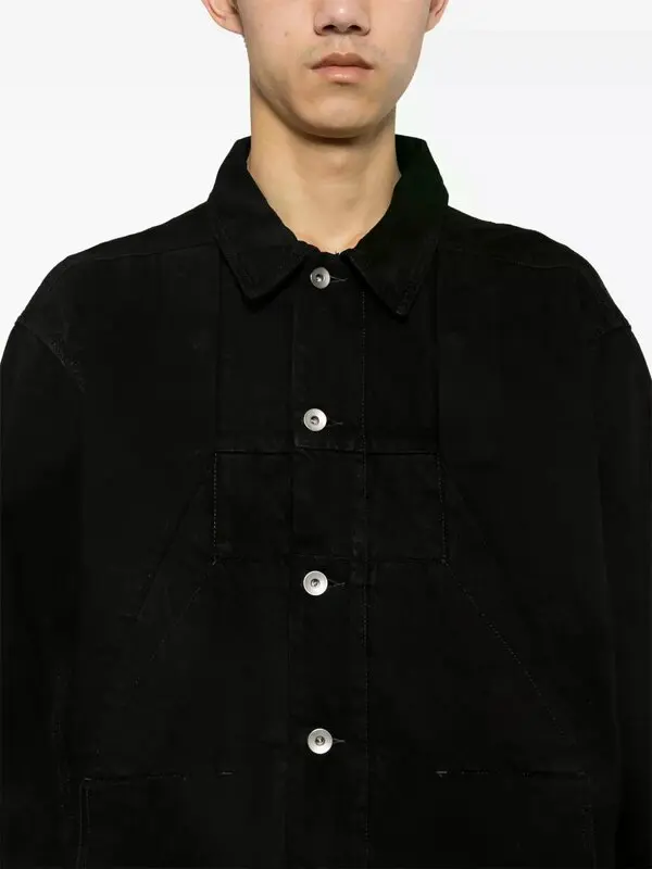 Rick Owens Sphinx Jumbo Worker Jacket - Black