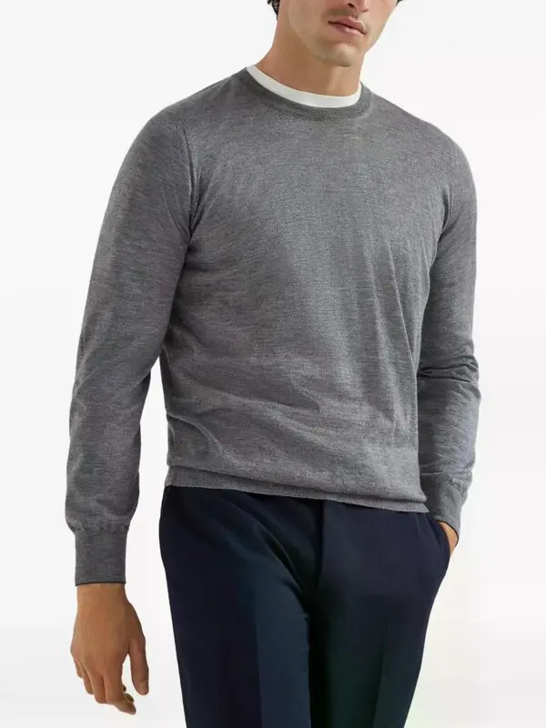 Brunello Cucinelli Cashmere-silk Blend Crew-neck Jumper