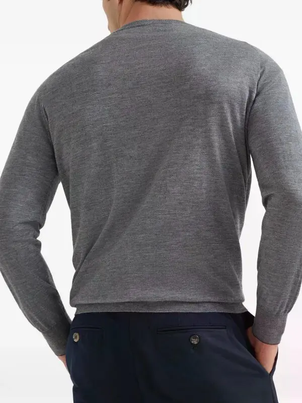 Brunello Cucinelli Cashmere-silk Blend Crew-neck Jumper