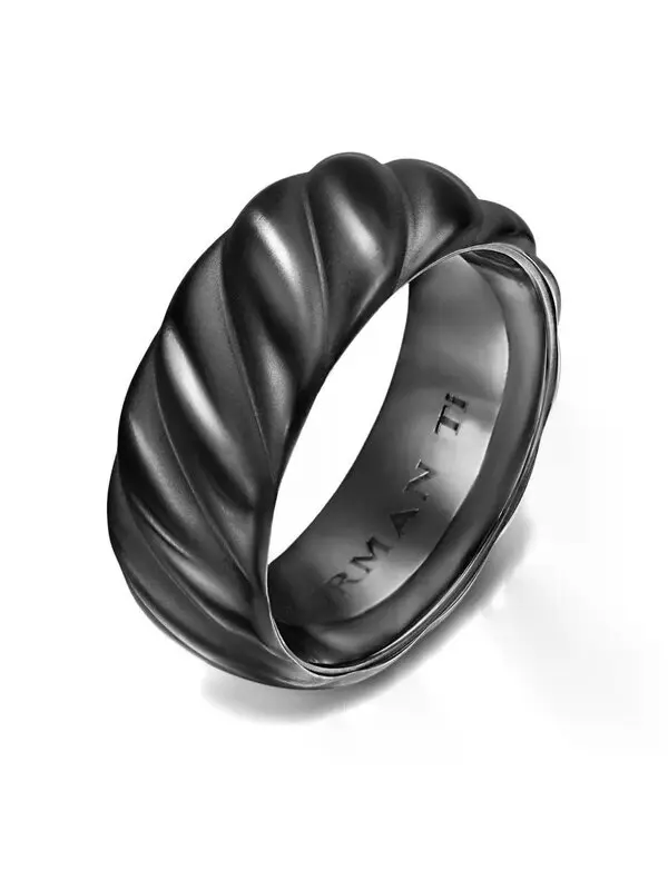 David Yurman Sculpted Cable Band Ring