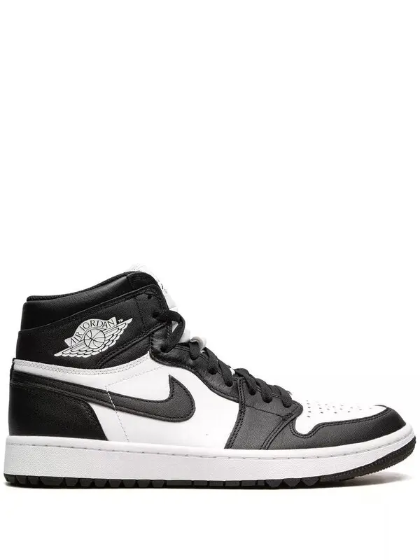 JORDAN Air 1 High Golf Sneakers - Black