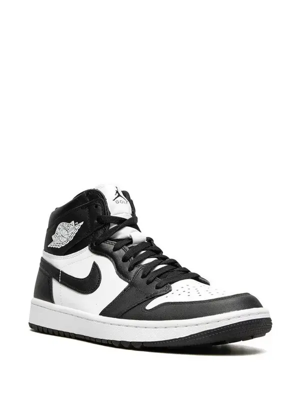 JORDAN Air 1 High Golf Sneakers - Black