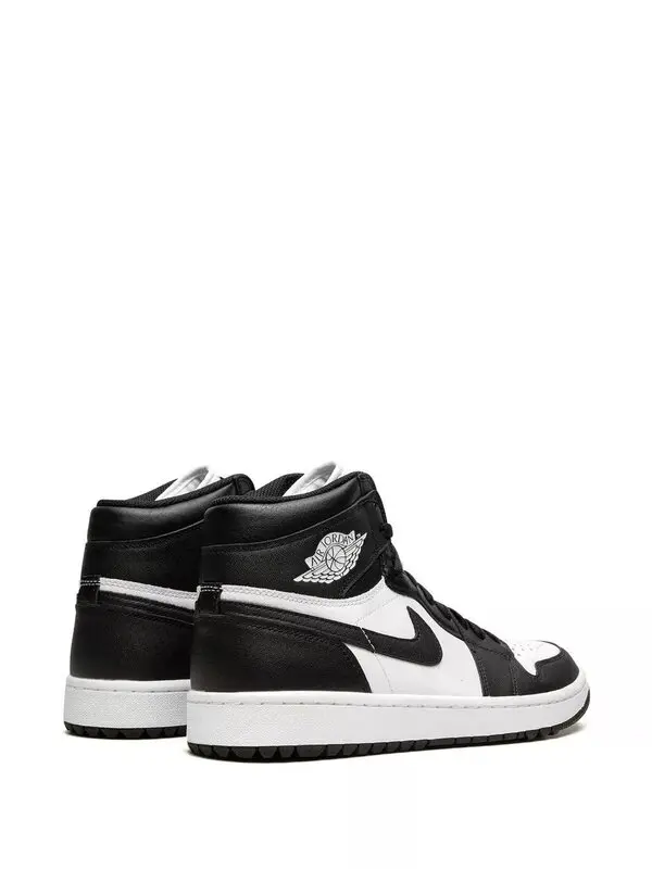 JORDAN Air 1 High Golf Sneakers - Black