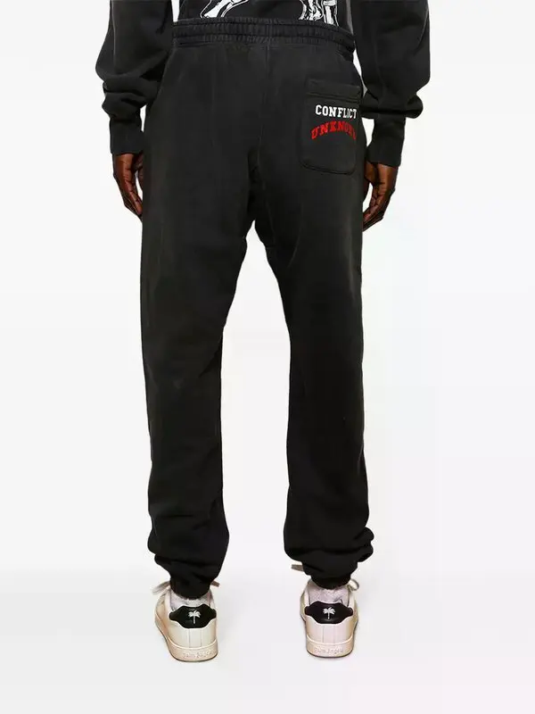 SAINT MXXXXXX Logo-print Cotton Track Pants