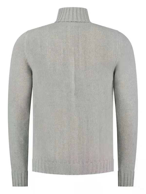 Fedeli Ribbed Roll-neck Sweater