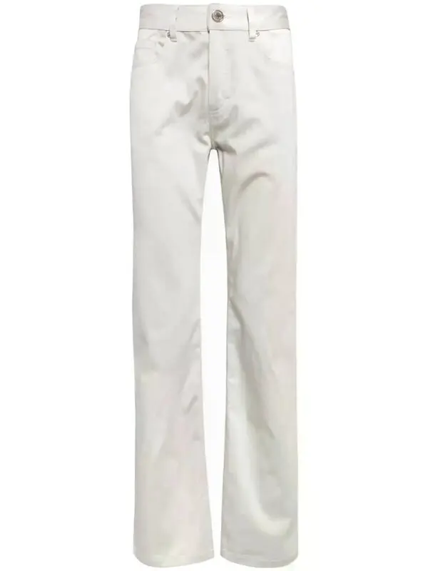 AMI Paris Logo-patch Straight Trousers
