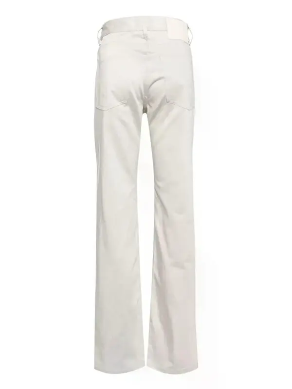 AMI Paris Logo-patch Straight Trousers