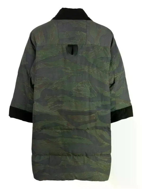 MOSTLY HEARD RARELY SEEN Camouflage Print Cotton Padded Jacket - Green
