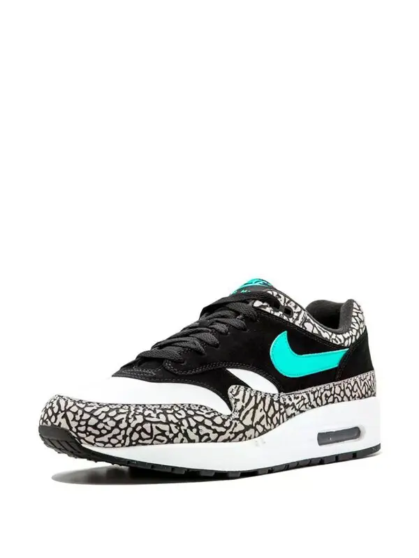 Nike X Atmos Air Max 1 Premium Retro Elephant Sneakers - Black