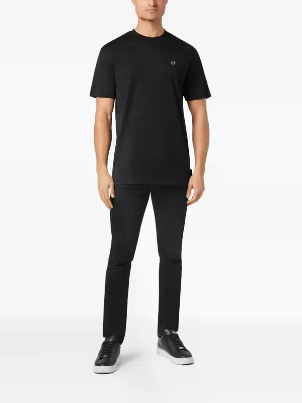 Philipp Plein Gothic Plein-embellished T-shirt - Black