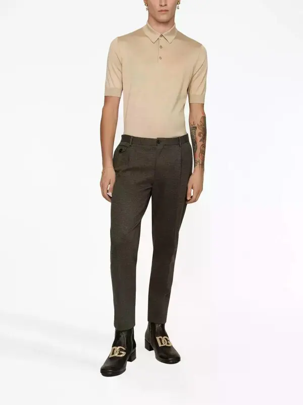 Dolce & Gabbana Pressed-crease Tailored Trousers