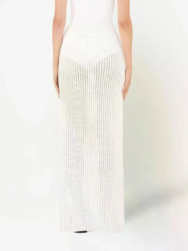 FERRAGAMO Side-slit Knit Skirt