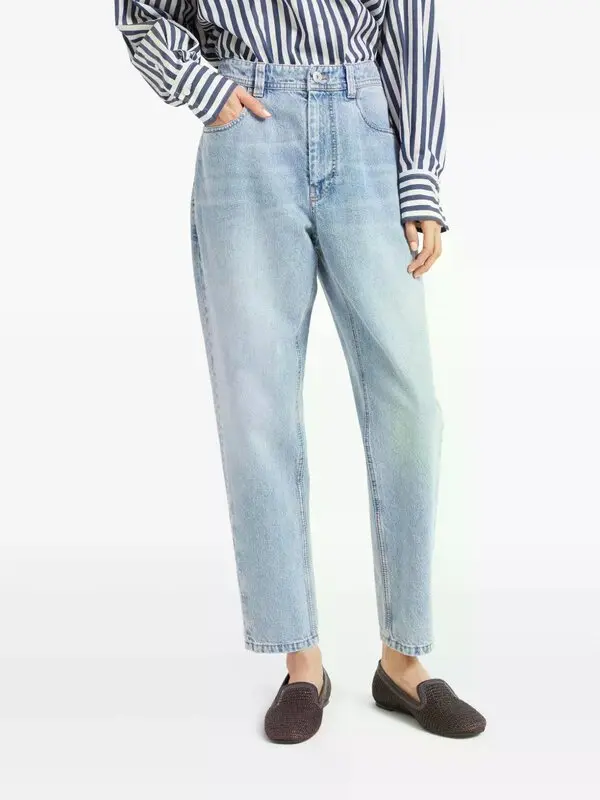 Brunello Cucinelli Tapered Jeans - Blue