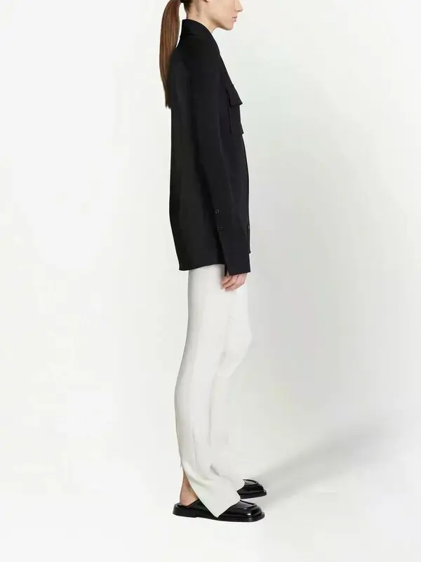 Proenza Schouler Bi-stretch Crepe Slim Trousers