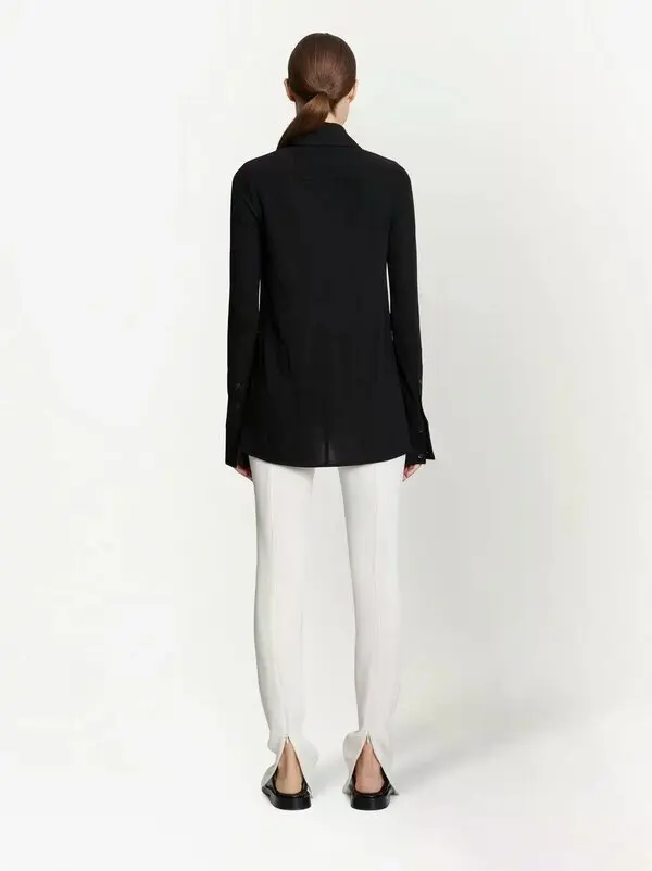 Proenza Schouler Bi-stretch Crepe Slim Trousers