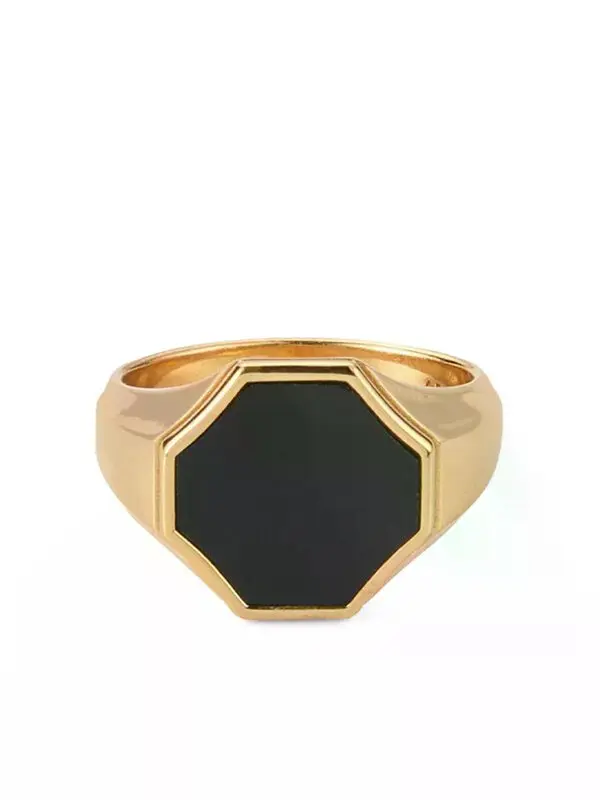 Emanuele Bicocchi Hex Signet Ring - Gold