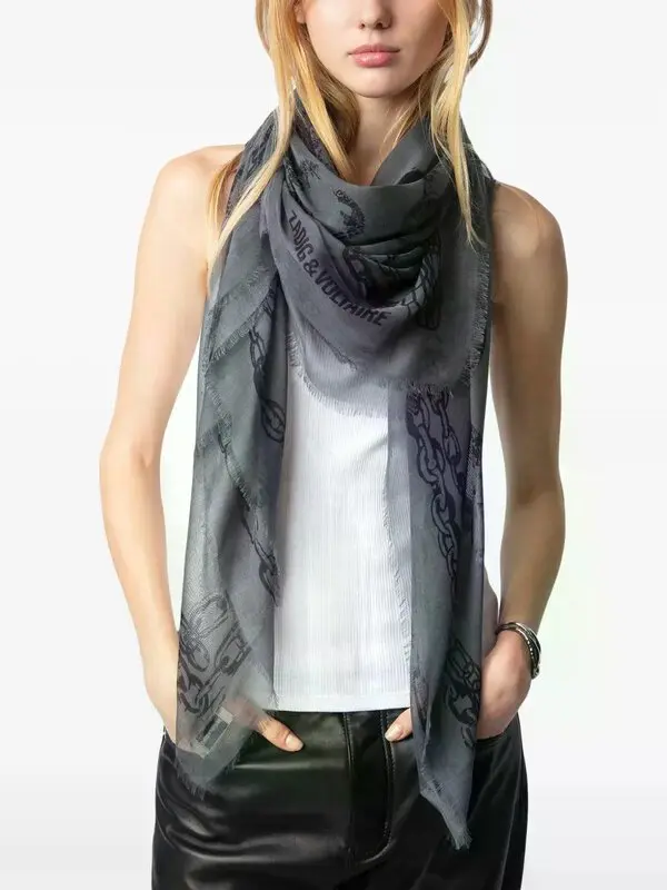 Zadig&Voltaire Kerry Scarf - Grey
