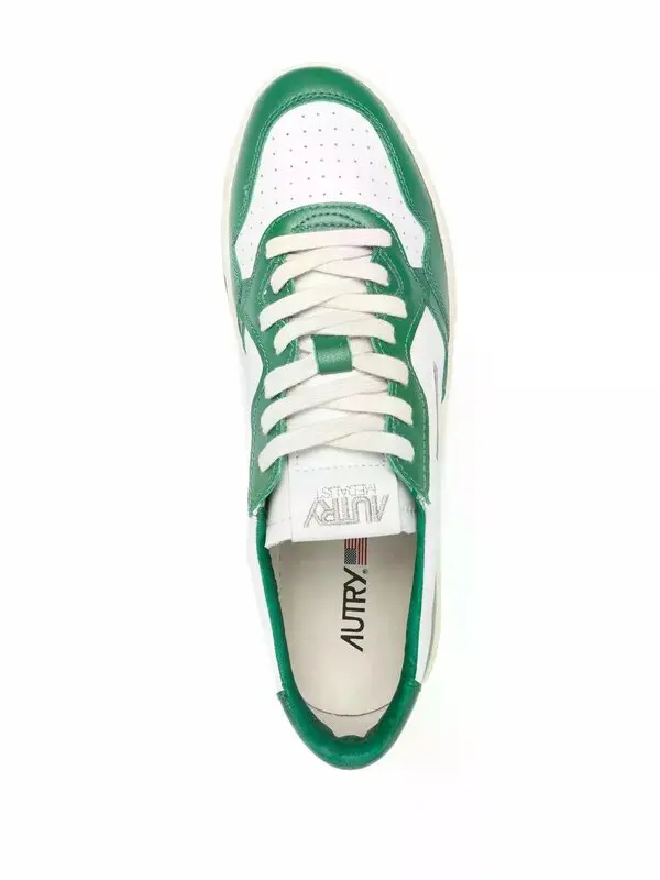 AUTRY Medalist Leather Sneakers - White