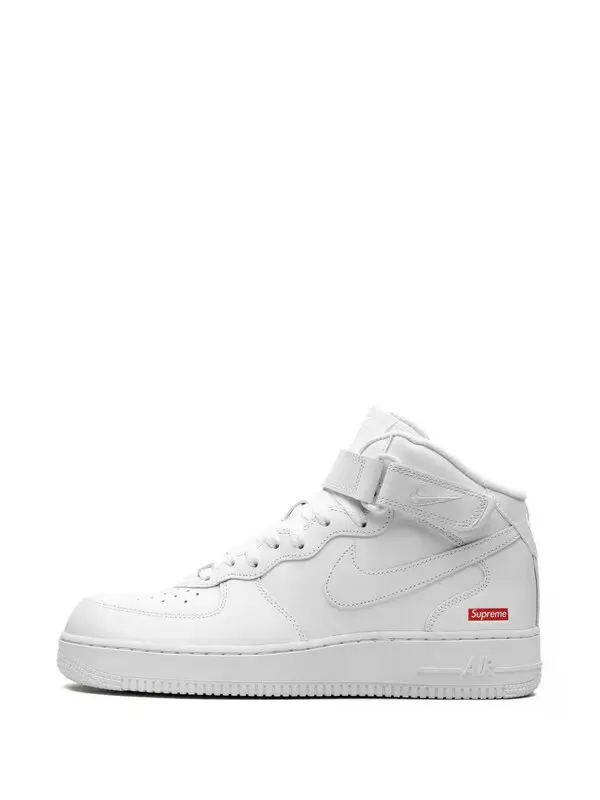 Nike X Supreme Air Force 1 Mid Mini Box Logo Sneakers