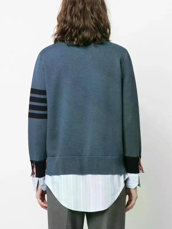 Thom Browne Milano Stitch V-neck Cardigan