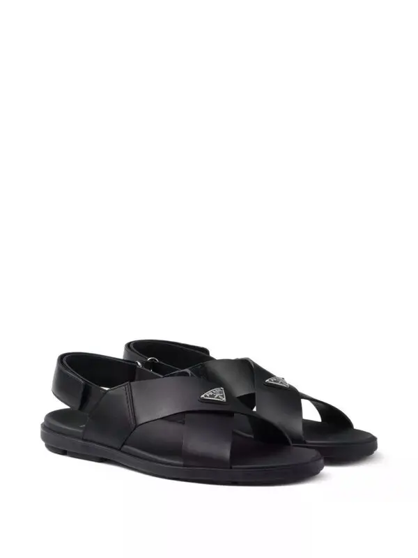 Prada Cross-strap Sandals