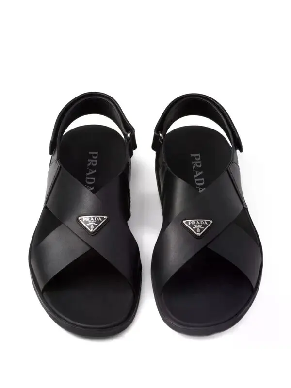 Prada Cross-strap Sandals