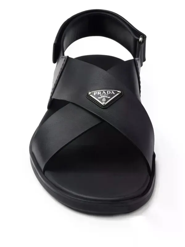 Prada Cross-strap Sandals